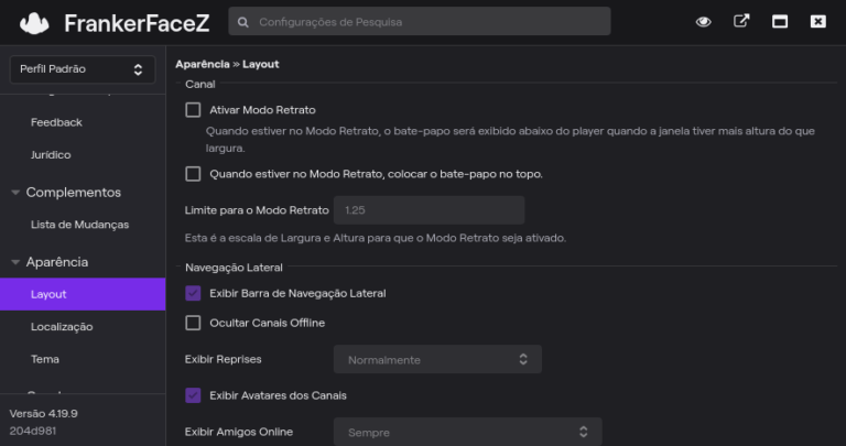 Como customizar a Twitch com a extensão FrankerFaceZ – Craveiro